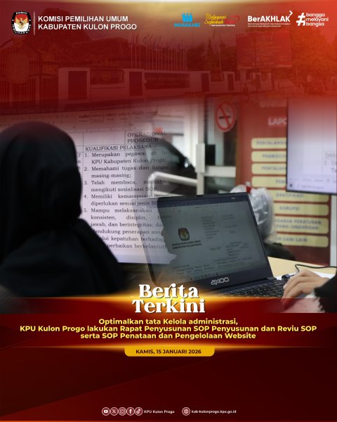 KPU KAB-KULONPROGO - Optimalkan tata Kelola administrasi, KPU Kulon ...